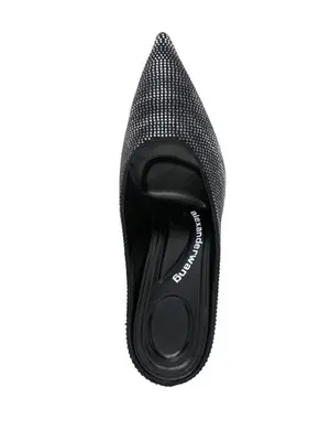 Alexander Wang 90mm Irina Mules - Black
