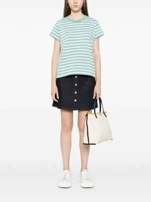 AGNÈS B. Denim Straight Skirt