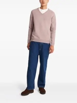 Pringle Of Scotland Wool V-neck Sweater - Pink
