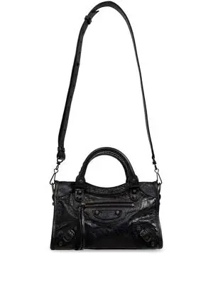 Balenciaga Le City Arena Lamb Tote Bag - Black