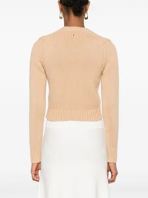 Chloé V-neck Cardigan - Neutrals