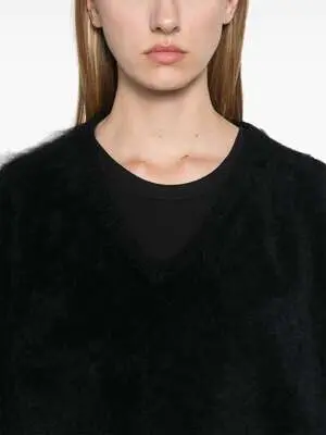 LISA YANG Margareta Cashmere Sweater - Black