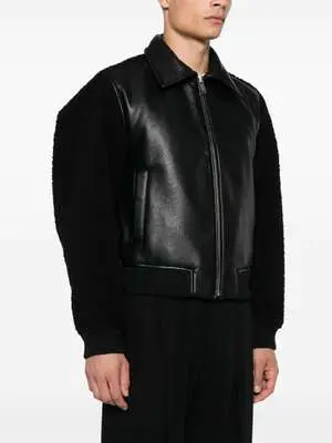 Random Identities Faux-leather Jacket