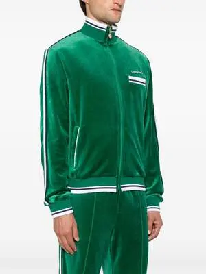 Casablanca Velour Track Jacket - Green