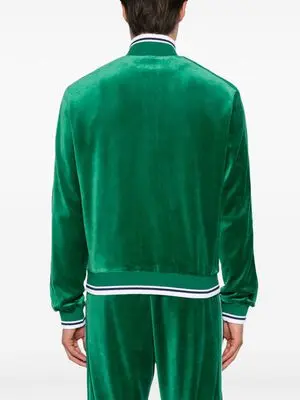 Casablanca Velour Track Jacket - Green