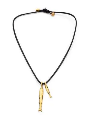 ALIGHIERI The Gon Fishing Necklace - Black
