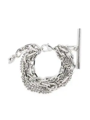 Alexander McQueen Multi-chain Bracelet - Silver