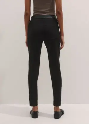 ME+EM High Stretch Leather Mix Legging