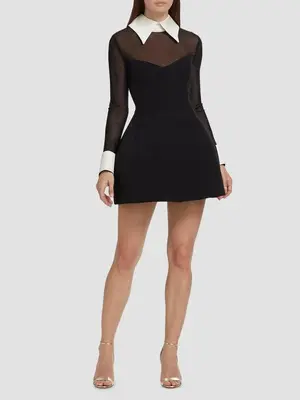 BRONX BANCO Wednesday Long-sleeve Minidress
