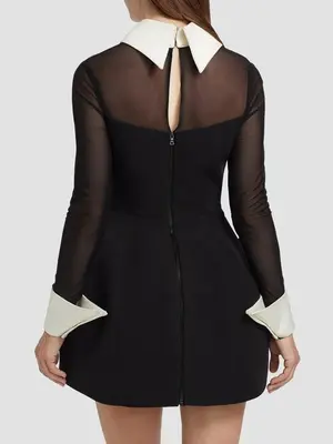 BRONX BANCO Wednesday Long-sleeve Minidress