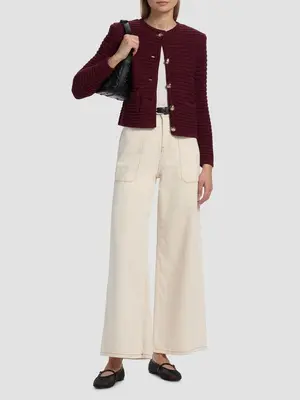 Ba&sh Gaspard Cotton-blend Knit Cardigan