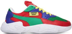 PUMA Storm Chinatown Marketin Sneakers - High Risk Red/fern Green