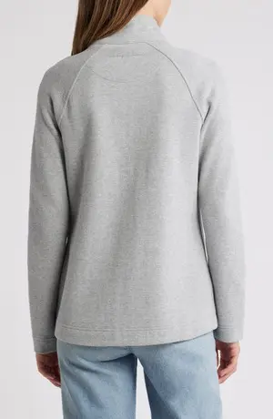 Tommy Bahama Aruba Zip Jacket - Fossil Grey Heather