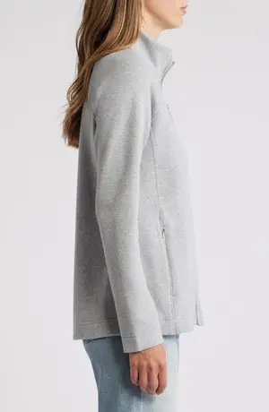 Tommy Bahama Aruba Zip Jacket - Fossil Grey Heather