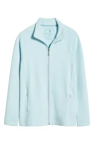 Tommy Bahama Aruba Zip Jacket - Iced Aqua