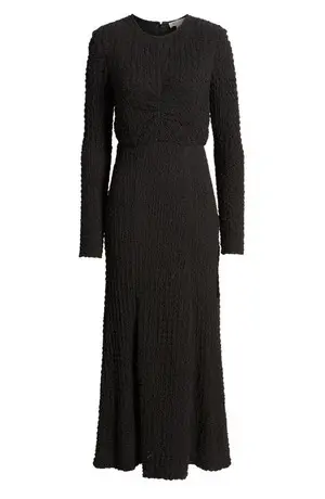 QUINCY MAE Textured Midi Dress