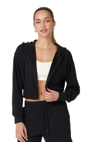 REBODY Retreat Waffle Zip Up Jacket