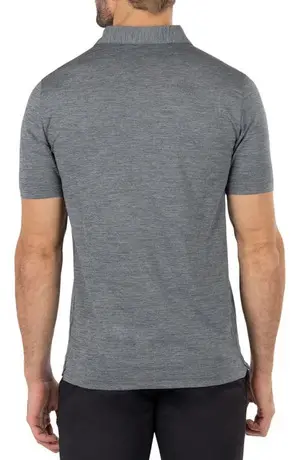 Travis Mathew Heating Up Polo - Heather Grey
