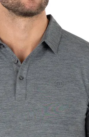 Travis Mathew Heating Up Polo - Heather Grey