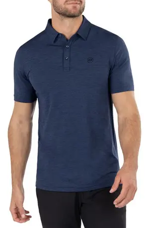 Travis Mathew Heating Up Polo Heather Navy