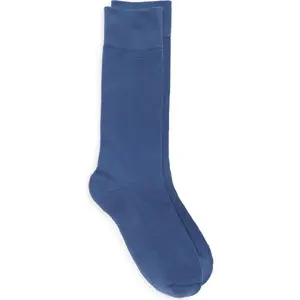 Nordstrom Cushion Foot Crew Socks Blue Bijou