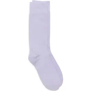 Nordstrom Cushion Foot Crew Socks Purple Hint