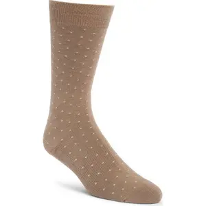 Nordstrom Cushion Foot Crew Socks - Tan Dot