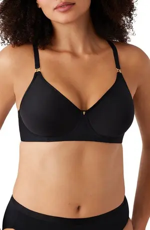 Wacoal Simply Done Wireless Convertible T-shirt Bra - Black