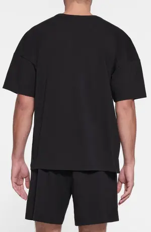 SKIMS Oversize Stretch Crewneck T-shirt - Obsidian
