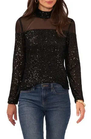 Vince Camuto Sequined Blouses