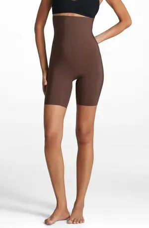 Commando Zone Smoothing High Waist Shaper Shorts - Mocha