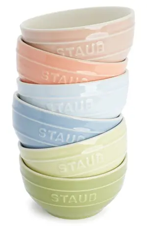 STAUB 6-piece Ceramic Bowls