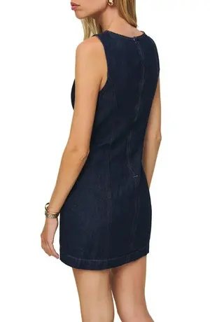 REFORMATION Citron Denim Minidress - Marion