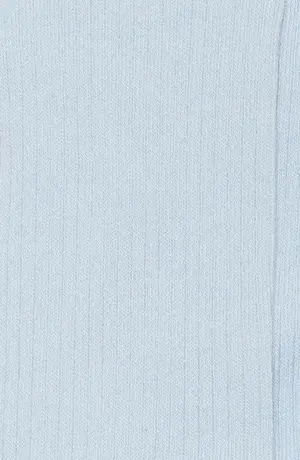 Nordstrom Ribbed Crew Socks - Blue Celestial