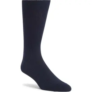 Nordstrom Ribbed Crew Socks - Navy Still