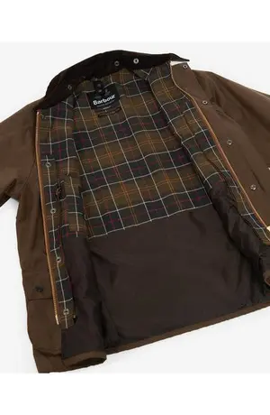 Barbour Bedale Water Resistant Waxed Cotton Jacket - Bark