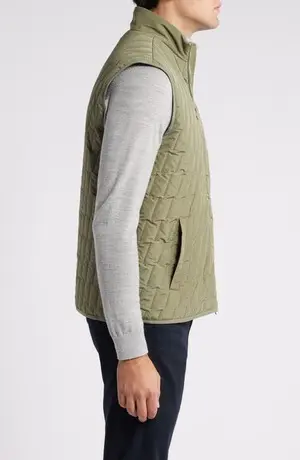 Johnnie-o Belfry Quilted Vest - Rosemary