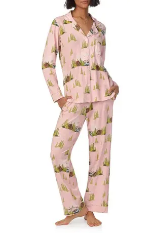 BEDHEAD PAJAMAS Print Jersey Pajamas Pine Lake