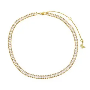 BY ADINA EDEN Cz Baguette Tennis Choker