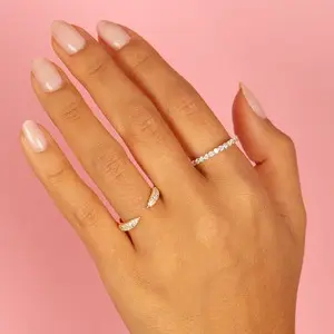 BY ADINA EDEN Thin Cz Eternity Band