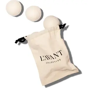 L'AVANT COLLECTIVE Pack Of 3 Wool Dryer Balls - White