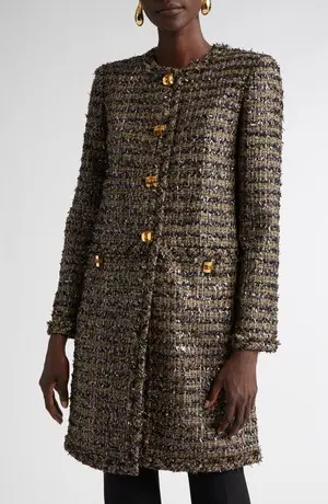 St. John Button Detailed Coats For Women