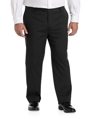 OAK HILL PREMIUM BY DXL Windowpane Suit Pants