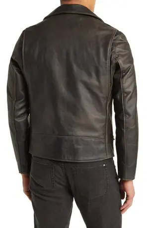 SCHOTT Cowhide Leather Moto Jacket