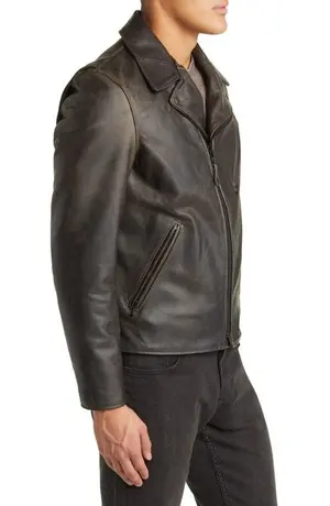 SCHOTT Cowhide Leather Moto Jacket