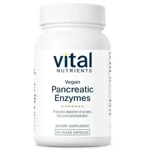 VITAL NUTRIENTS Vegan Pancreatic Enzymes 90 Capsules - One-color