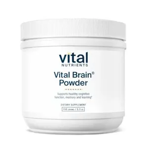 VITAL NUTRIENTS Vital Brain Powder With Gpc Alc And Ps 150 Grams - One-color