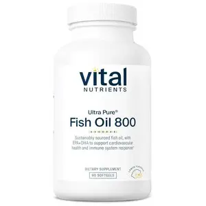 VITAL NUTRIENTS Ultra Pure Fish Oil 800 90 Softgels - One-color