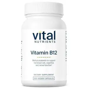 VITAL NUTRIENTS Vitamin B12 1000mcg 100 Capsules - One-color