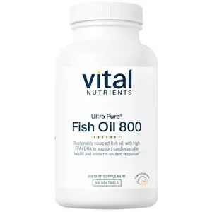 VITAL NUTRIENTS Ultra Pure Fish Oil 800 Tg 90 Softgels - One-color